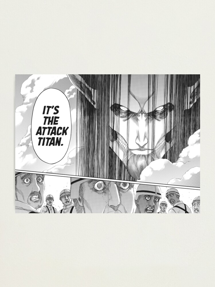 "Eren Its The Attack Titan Iconic Manga Panel Attack On Titan Shingeki ...