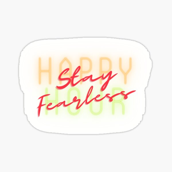 "Happy Hour " Sticker by JustPR | Redbubble