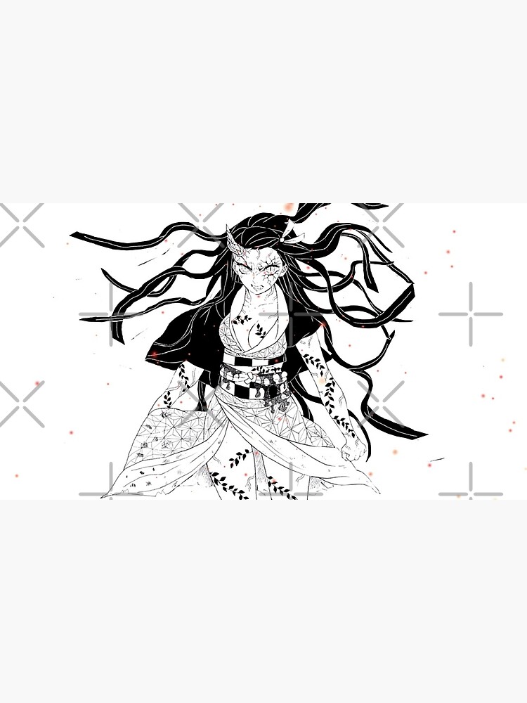 "Nezuko Kamado Demon Form Iconic Manga Panel Demon Slayer Kimetsu No ...