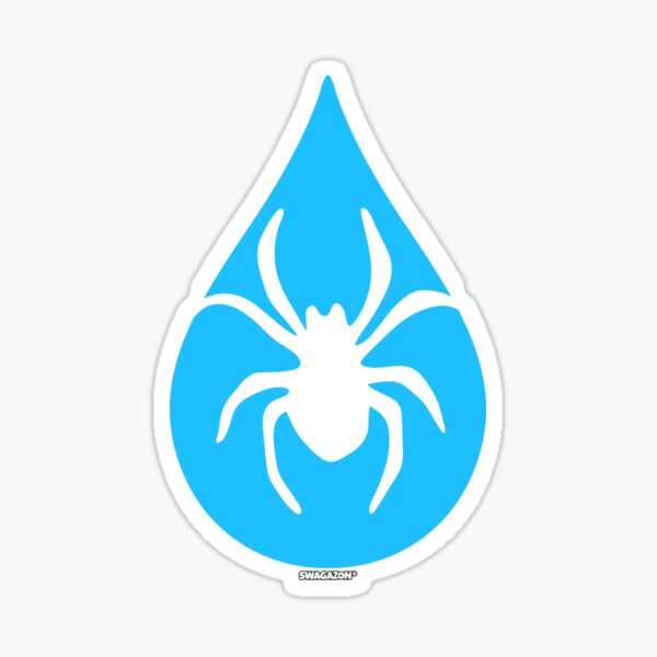 "Water Droplet Spider Waterspider Associate" Sticker by Swagazon ...