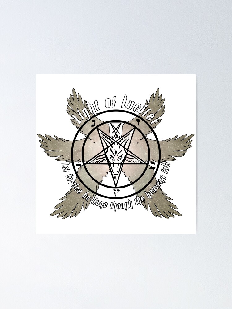 "Light of Lucifer" Poster for Sale by TheColorofRain | Redbubble