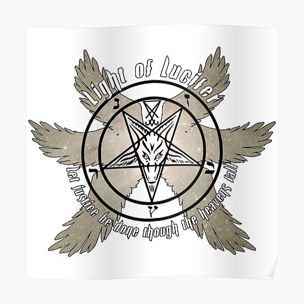 "Light of Lucifer" Poster for Sale by TheColorofRain | Redbubble