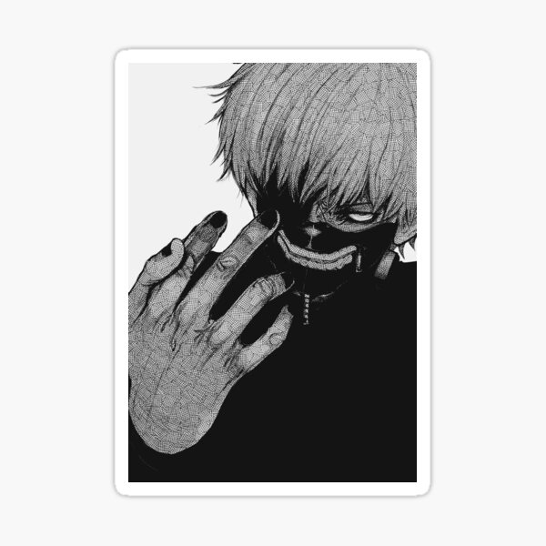 "Ken Kaneki " Sticker by ray121 | Redbubble