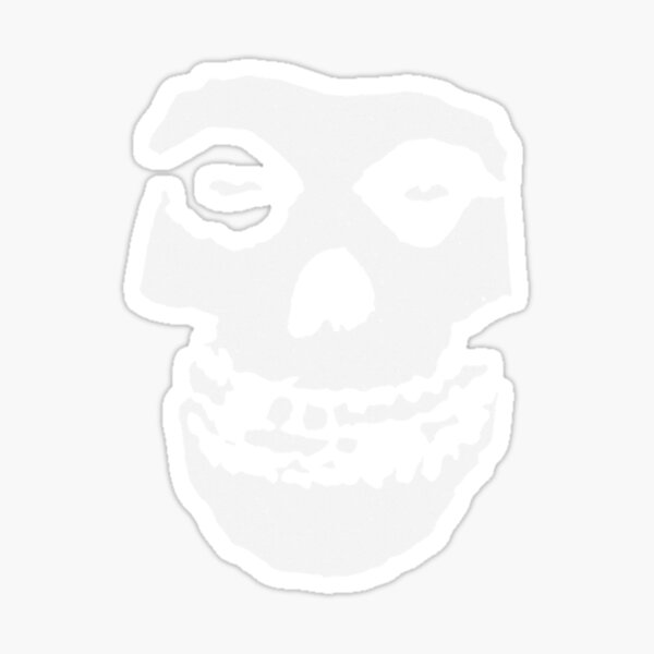 "Crimson Ghost Skull" Sticker by SADIEANDbvn | Redbubble