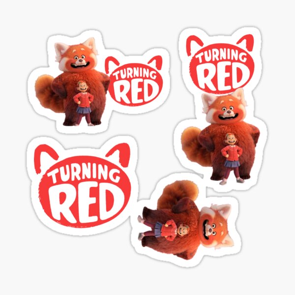 "Turning Red" Sticker by BK-Fishing | Redbubble