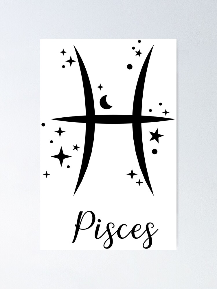 "Pisces Zodiac Sign" Poster for Sale by TyraArt818 | Redbubble