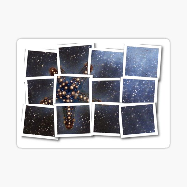 "Split star" Sticker by Sanjay786 | Redbubble