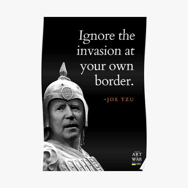 "Biden’s Art of War: The Wisdom of Joe Tzu No. 13" Poster for Sale by ...