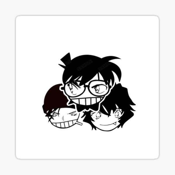 "Detective Conan" Sticker by Toomtatix | Redbubble
