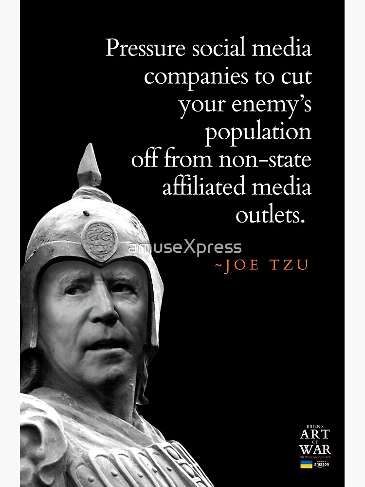 "Biden’s Art of War: The Wisdom of Joe Tzu No. 23" Poster for Sale by ...