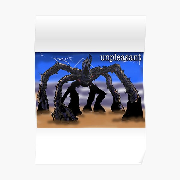 "the mind flayer is unpleasant " Poster by daohuutan34 | Redbubble