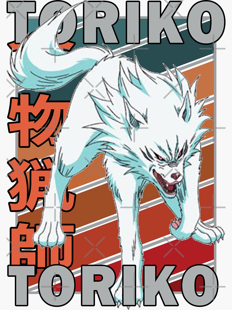 "Terry Cloth Toriko Anime Manga Vintage Color Palette Design" Sticker ...