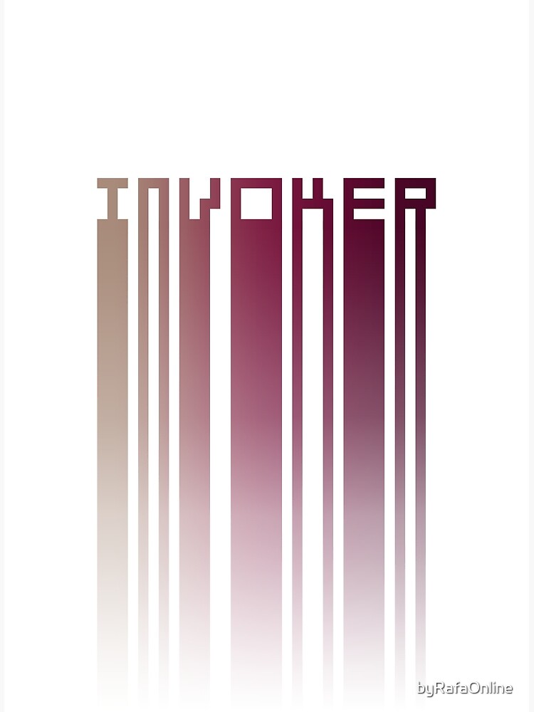 "Invoker" Poster by byRafaOnline | Redbubble