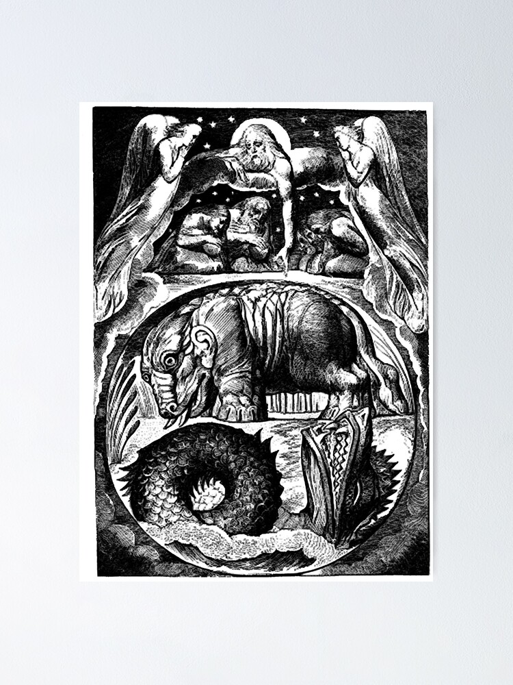 "William Blake engraving " Poster for Sale by daohuutan34 | Redbubble
