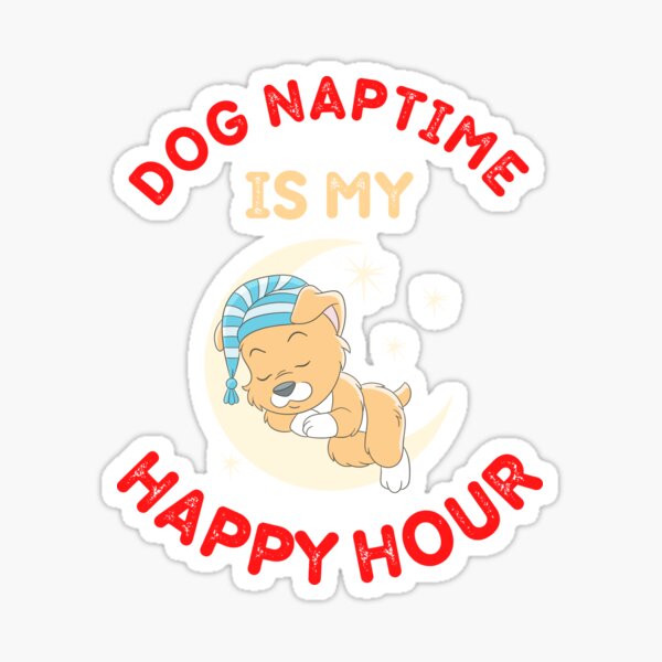 "Cat And Dog Naptime " Sticker by WoodburyLake | Redbubble