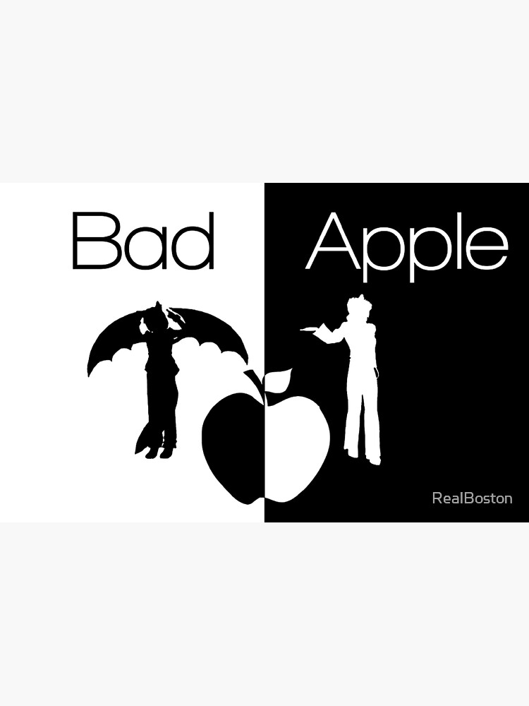 "Bad Apple" Sticker by Bcoder | Redbubble