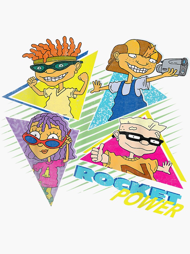 "Nickelodeon Rocket Power Character Group Retro" Sticker by ...