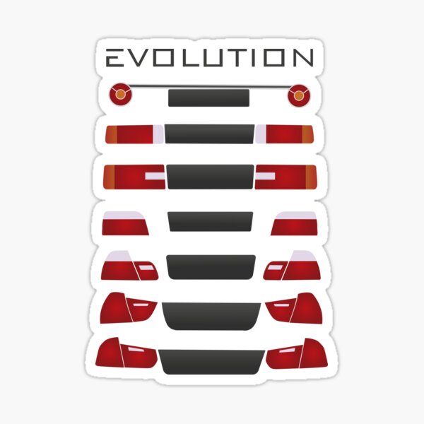 "Evolution" Sticker by Neppster123 | Redbubble