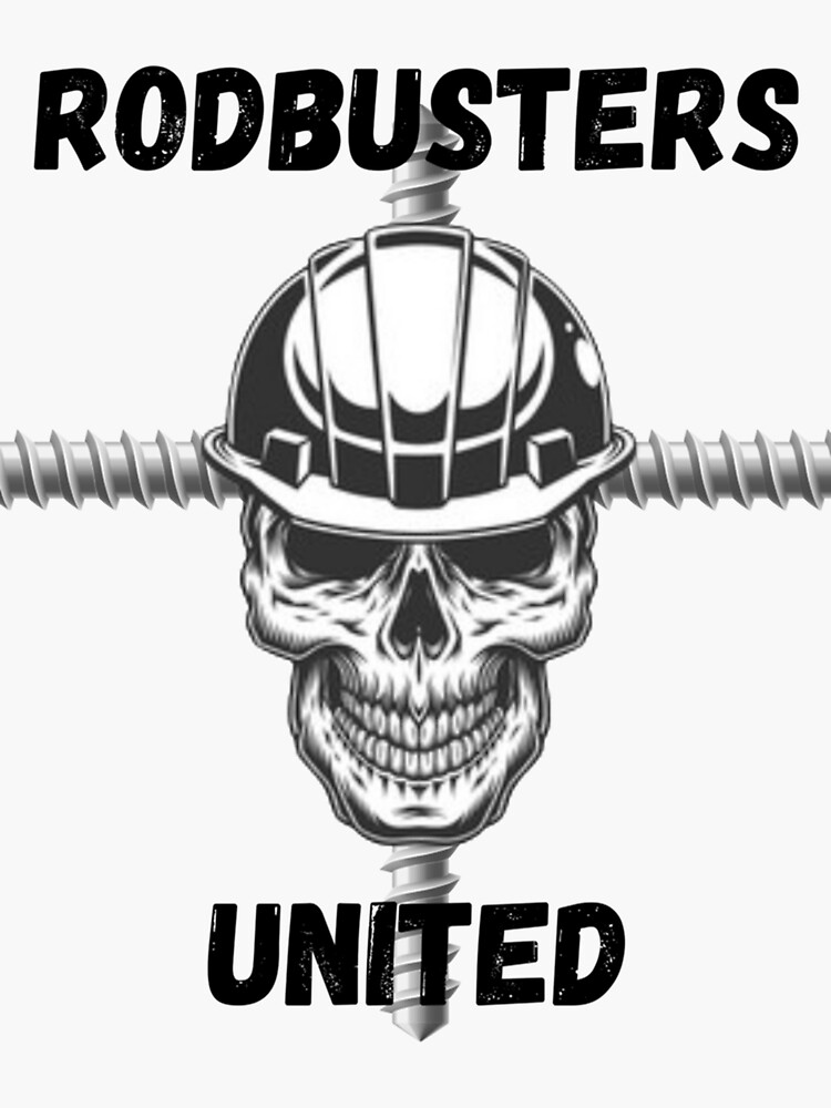 "Rodbuster " Sticker by HardhatDesign | Redbubble