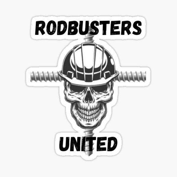 "Rodbuster " Sticker by HardhatDesign | Redbubble