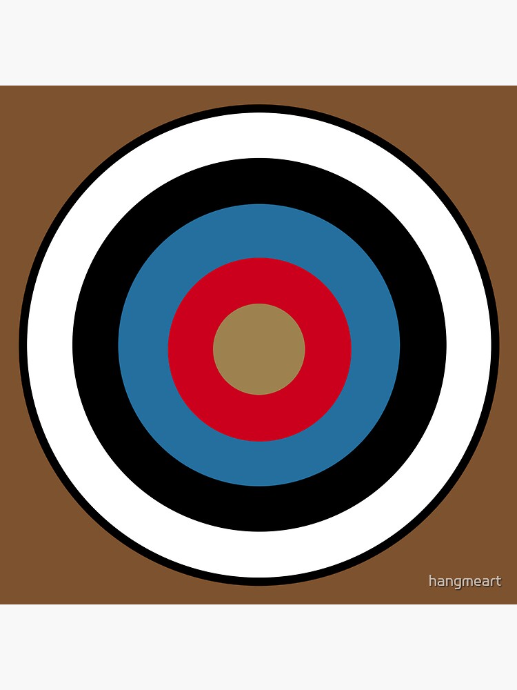 "bullseye target" Sticker for Sale by hangmeart | Redbubble