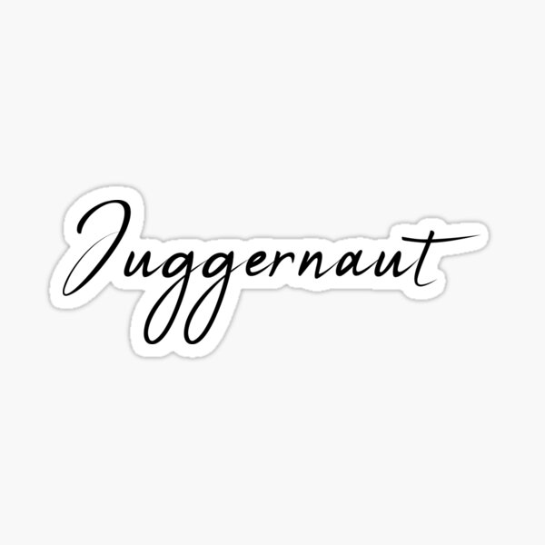"Juggernaut style" Sticker by byRafaOnline | Redbubble