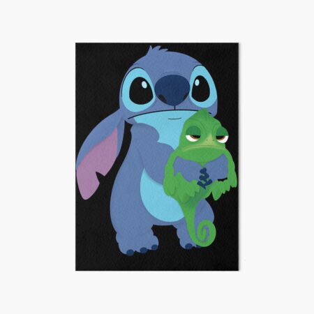 "Stitch & Pascal" Art Board Print by WilliamArant | Redbubble