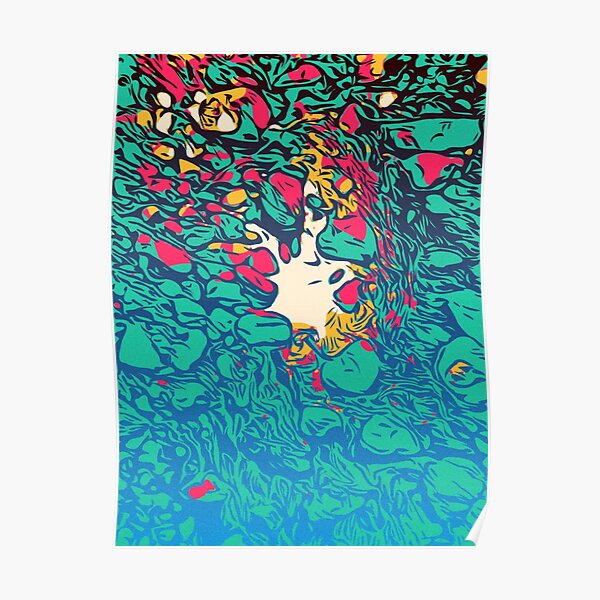 "Springbrook Series ~ Rock Hopping in Green" Poster by jaydeedearness ...