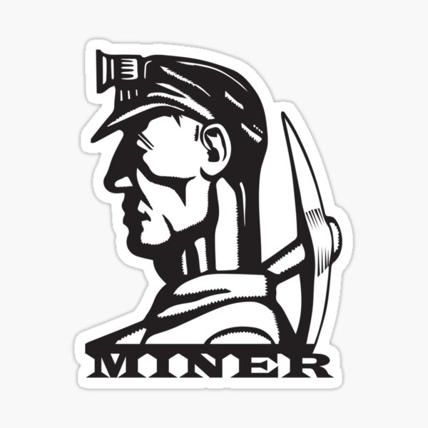 "Coal Miner " Sticker by HardhatDesign | Redbubble