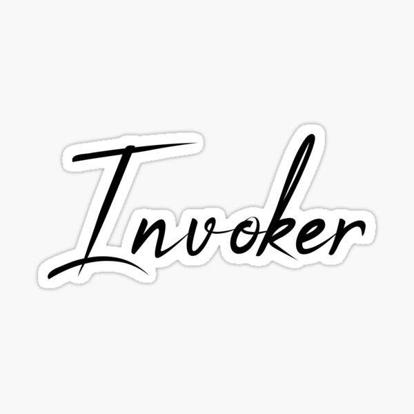 "Invoker style" Sticker by byRafaOnline | Redbubble