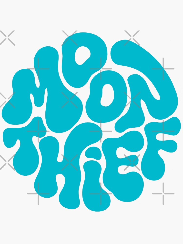 "Moon Thief" Sticker by BrigitteCooper | Redbubble