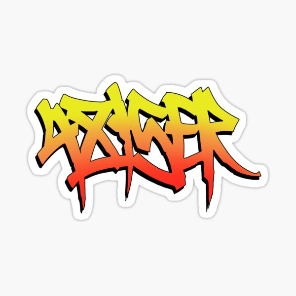 "4815ER Sunset Fade" Sticker by dozenfours | Redbubble
