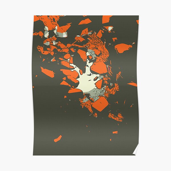 "Springbrook Series ~ Rock Hopping in Orange" Poster by jaydeedearness ...