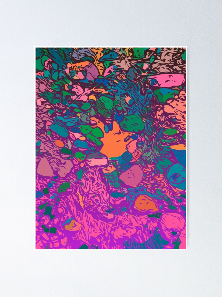 "Springbrook Series ~ Rock Hopping in PoMo" Poster for Sale by ...