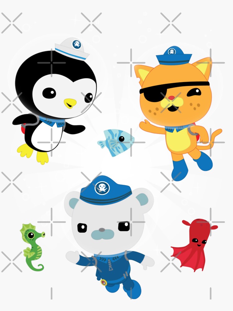"Cute Octonauts Pack" Sticker for Sale by anaed | Redbubble