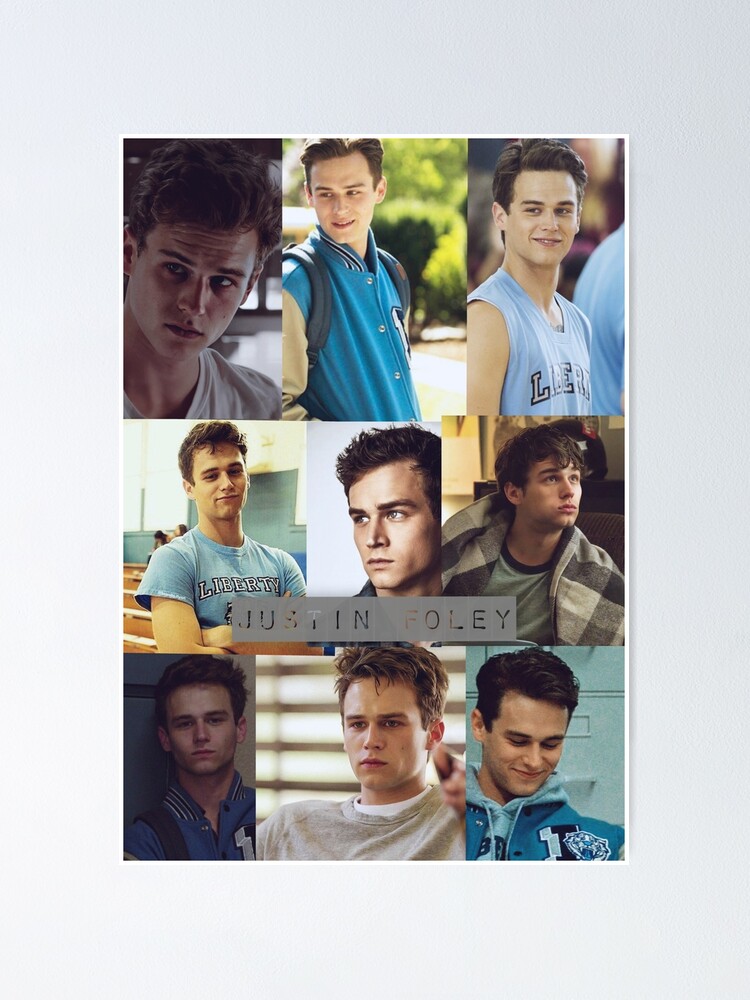 "Brandon Flynn aka Justin Foley" Poster for Sale by AESTHETICMEN ...