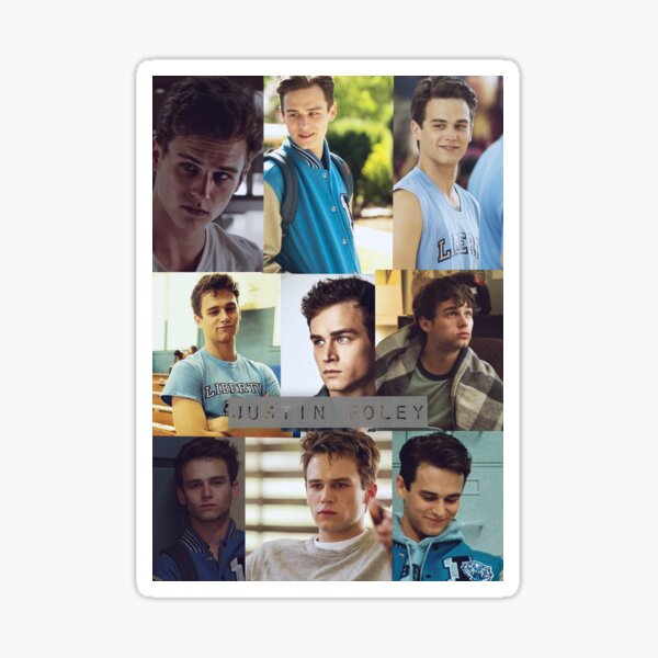 "Brandon Flynn aka Justin Foley" Sticker by AESTHETICMEN | Redbubble