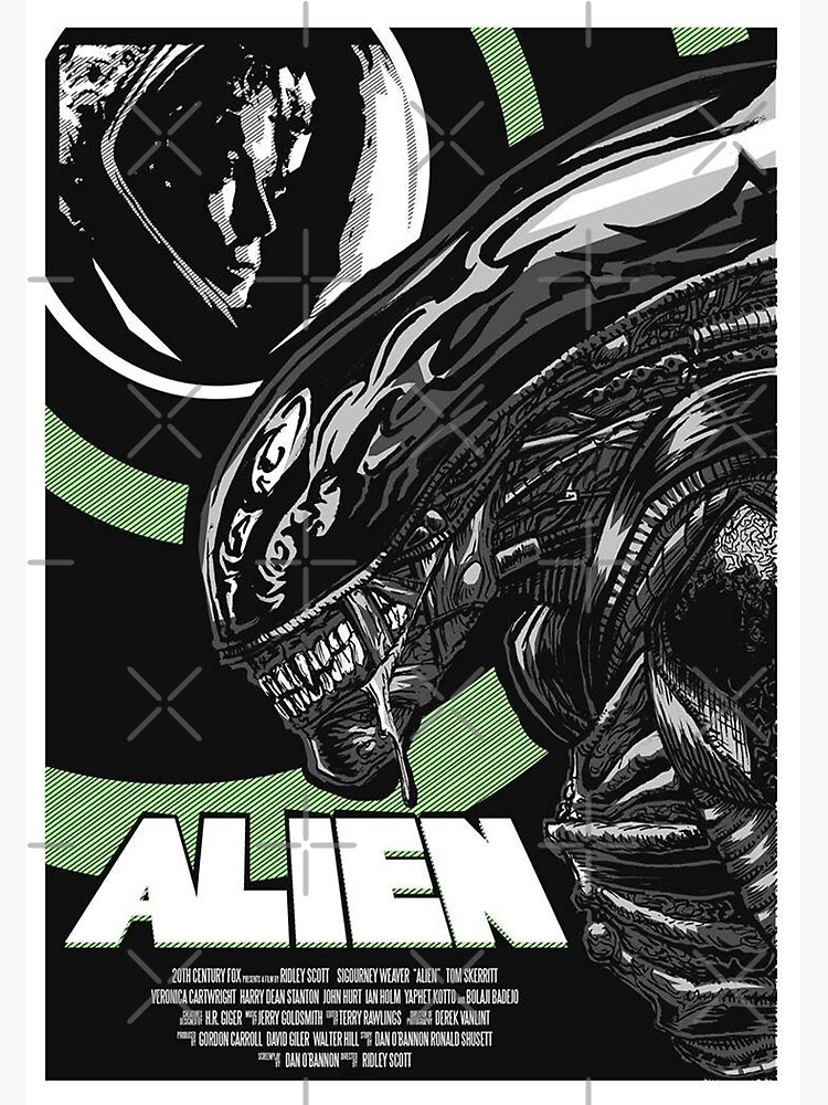 "Alien (1979)" Poster by AlienFanArt | Redbubble