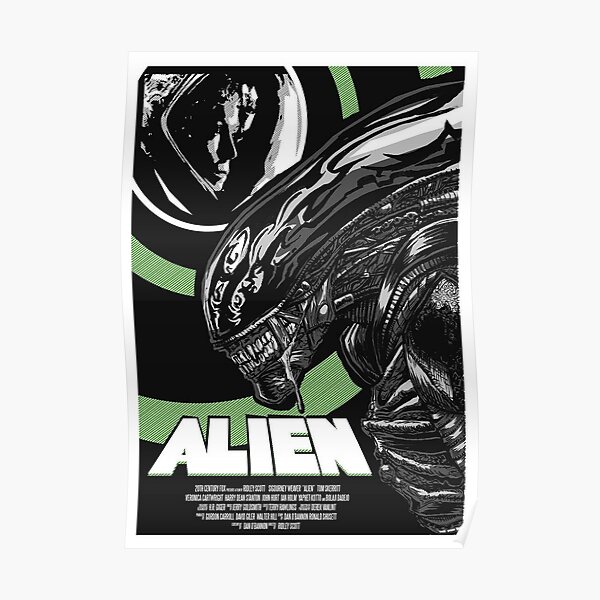 "Alien (1979)" Poster by AlienFanArt | Redbubble
