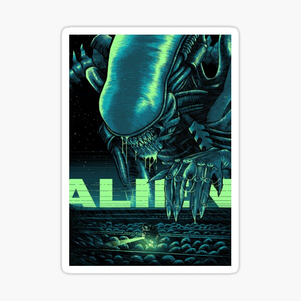 "Alien (1979)" Sticker by AlienFanArt | Redbubble