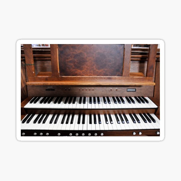 "organ instrument" Sticker by feelingsfunny | Redbubble