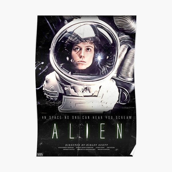 "Alien (1979)" Poster by AlienFanArt | Redbubble