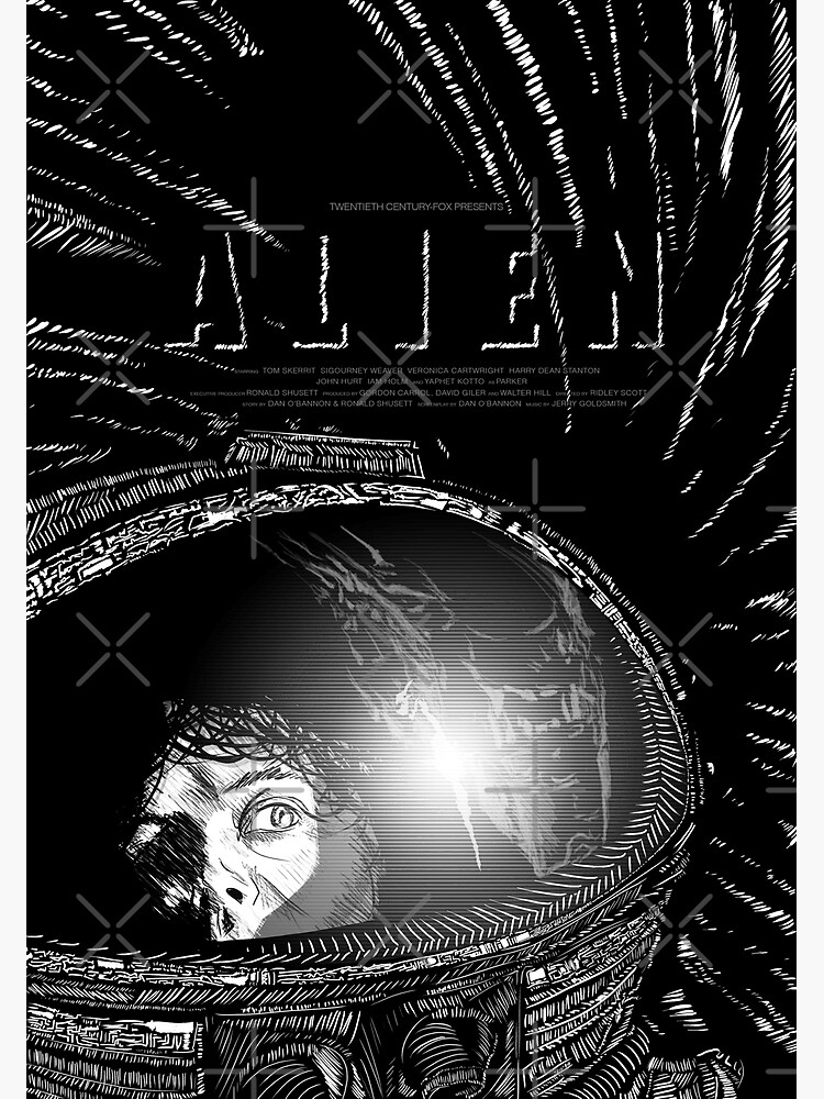 "Alien (1979)" Poster by AlienFanArt | Redbubble