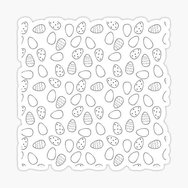 "April easter egg design - find your thing for the new you" Sticker for ...