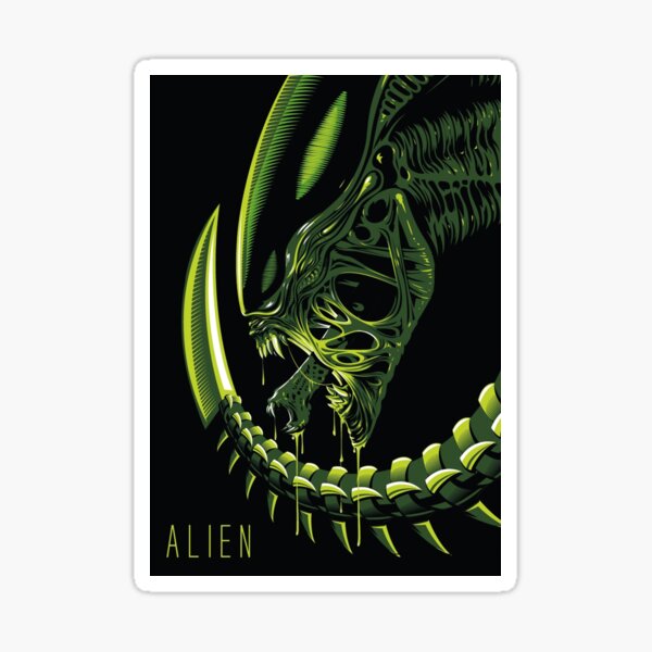 "Alien (1979)" Sticker by AlienFanArt | Redbubble