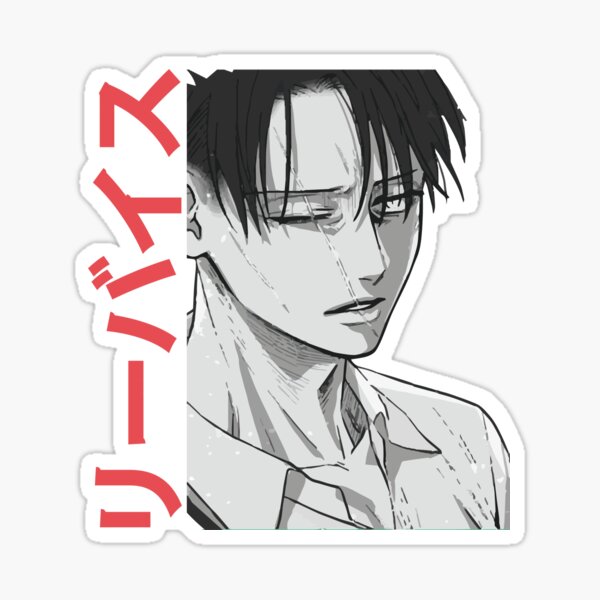 "Levi anime cool design " Sticker for Sale by PassionStore21 | Redbubble