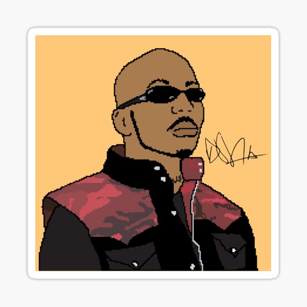 "PixelRapClub Vol1: DMX" Sticker for Sale by PixelRapClub | Redbubble