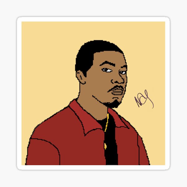 "PixelRapClub Vol1: Nas" Sticker by PixelRapClub | Redbubble