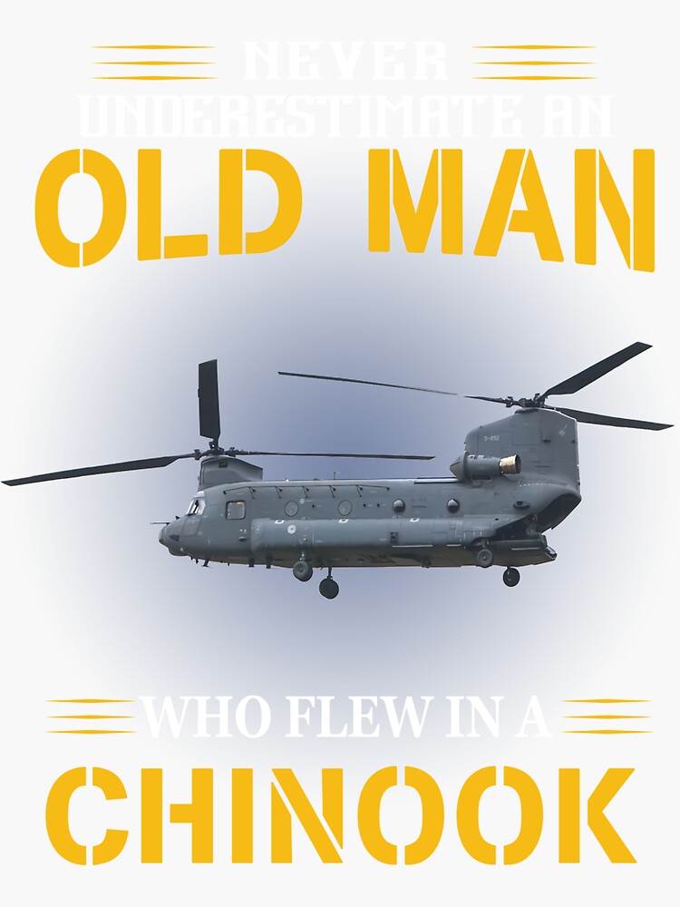 "Boeing ch 47 chinook- Chinook boeing ch-47" Sticker by Msikdar | Redbubble