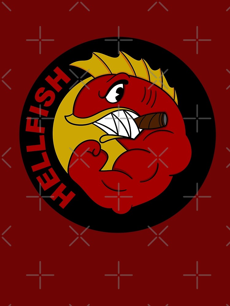 "Flying Hellfish Tattoo" Poster for Sale by McPod | Redbubble